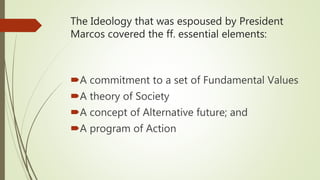 The leadership of president marcos | PPTX | Education
