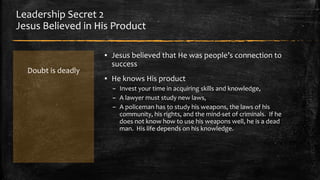 The Leadership Secrets of Jesus | PPTX