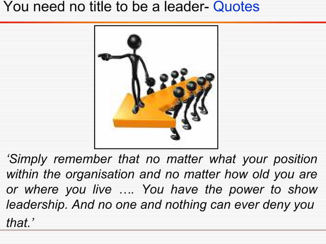 Summary- The Leader Who Had No Title | PDF | Career Advice | Careers