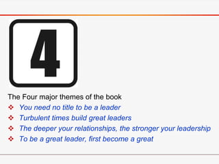 Summary- The Leader Who Had No Title | PDF