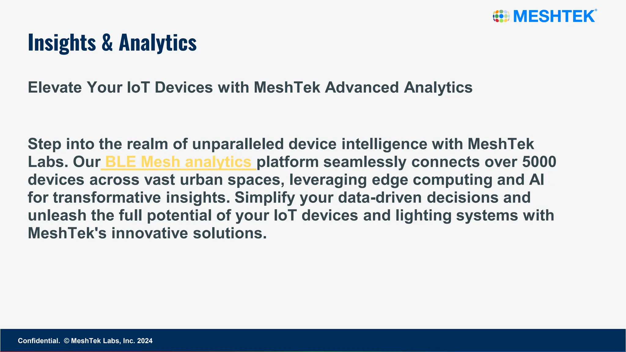 The Leading BLE Mesh Experts for Commercial IoT Connectivity.pptx