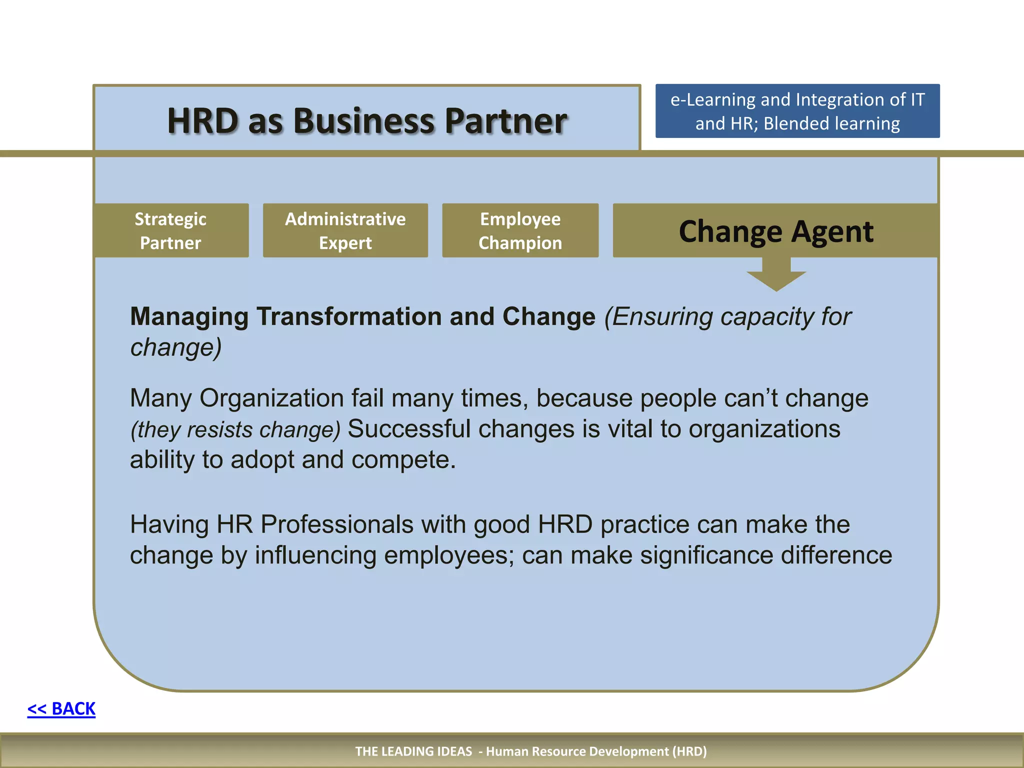 The leading ideas of HRD | PDF