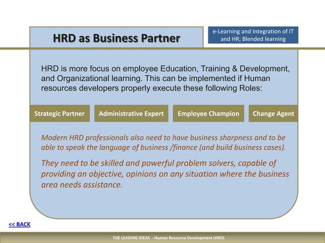 The leading ideas of HRD | PPT