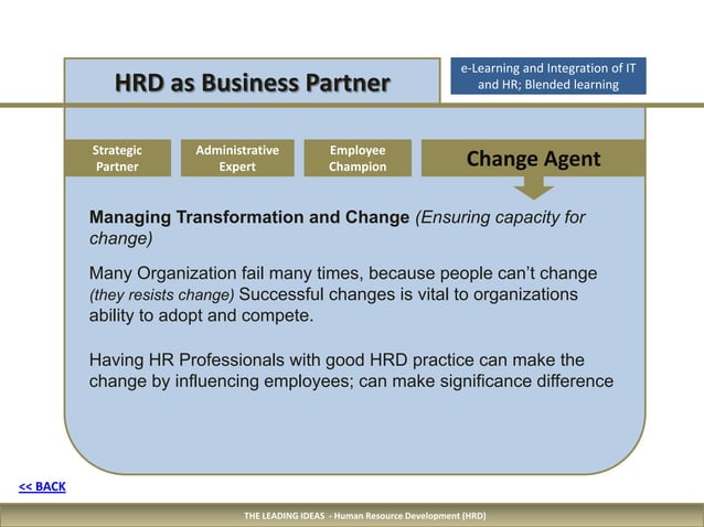 The leading ideas of HRD | PPT