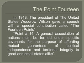 PPT - The League of Nations - IIA2 | PPTX