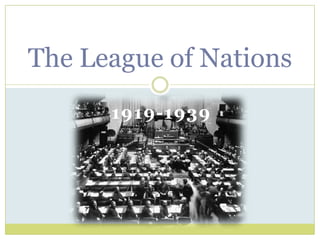 The League of Nations | PPTX