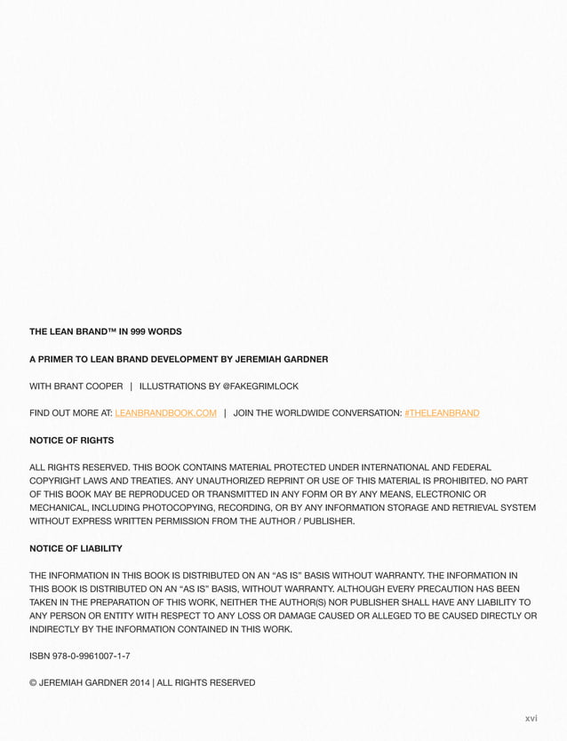 The lean brand in 999 words | PDF