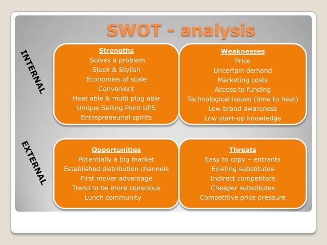 The lean explorers: SWOT, competition and segmentation. Session 5 ...
