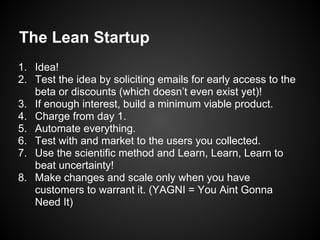 The Lean Startup | PPT