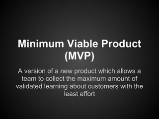 The Lean Startup | PPT