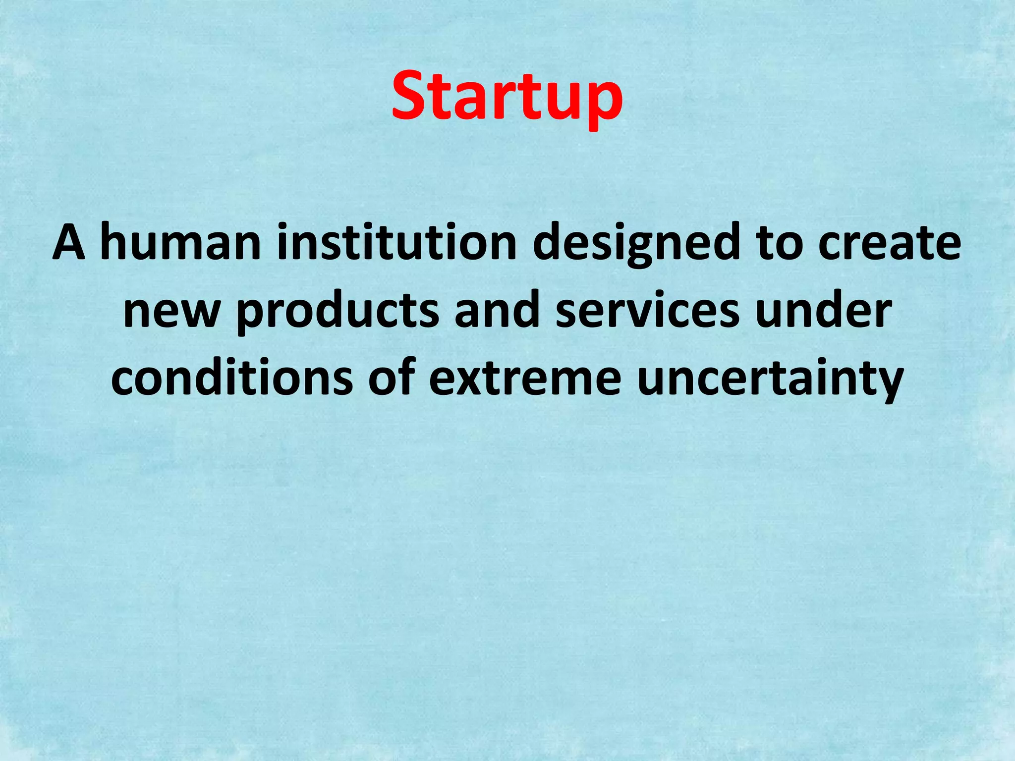 The lean startup | PPTX