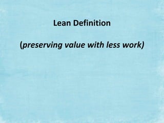 The lean startup | PPTX