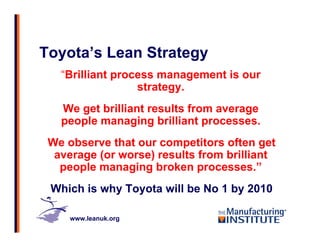 The Lean Strategic Challenge | PPT