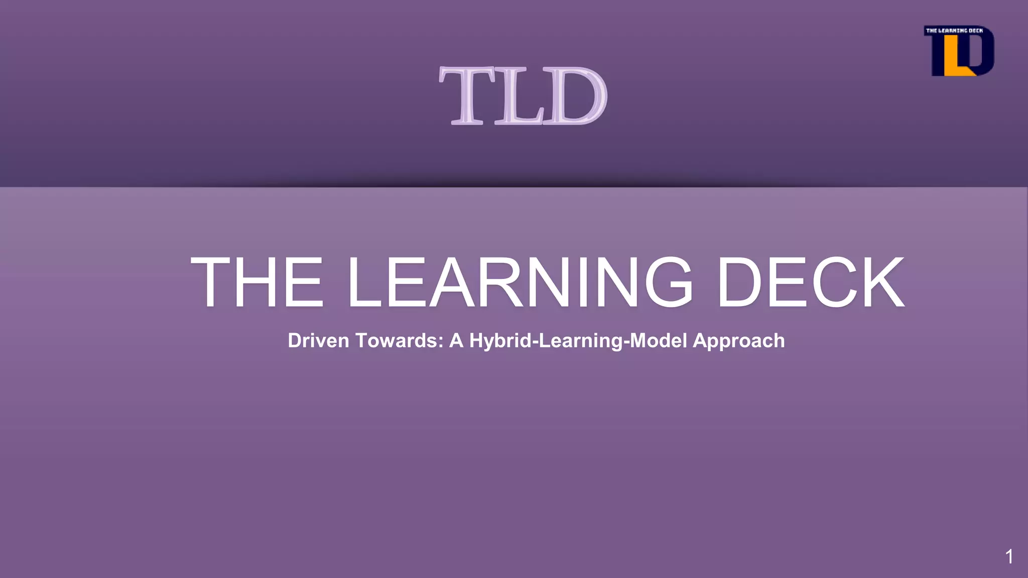 The learning deck | PPTX