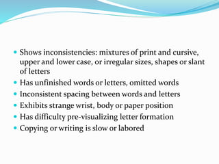 The learning disabled child | PPTX