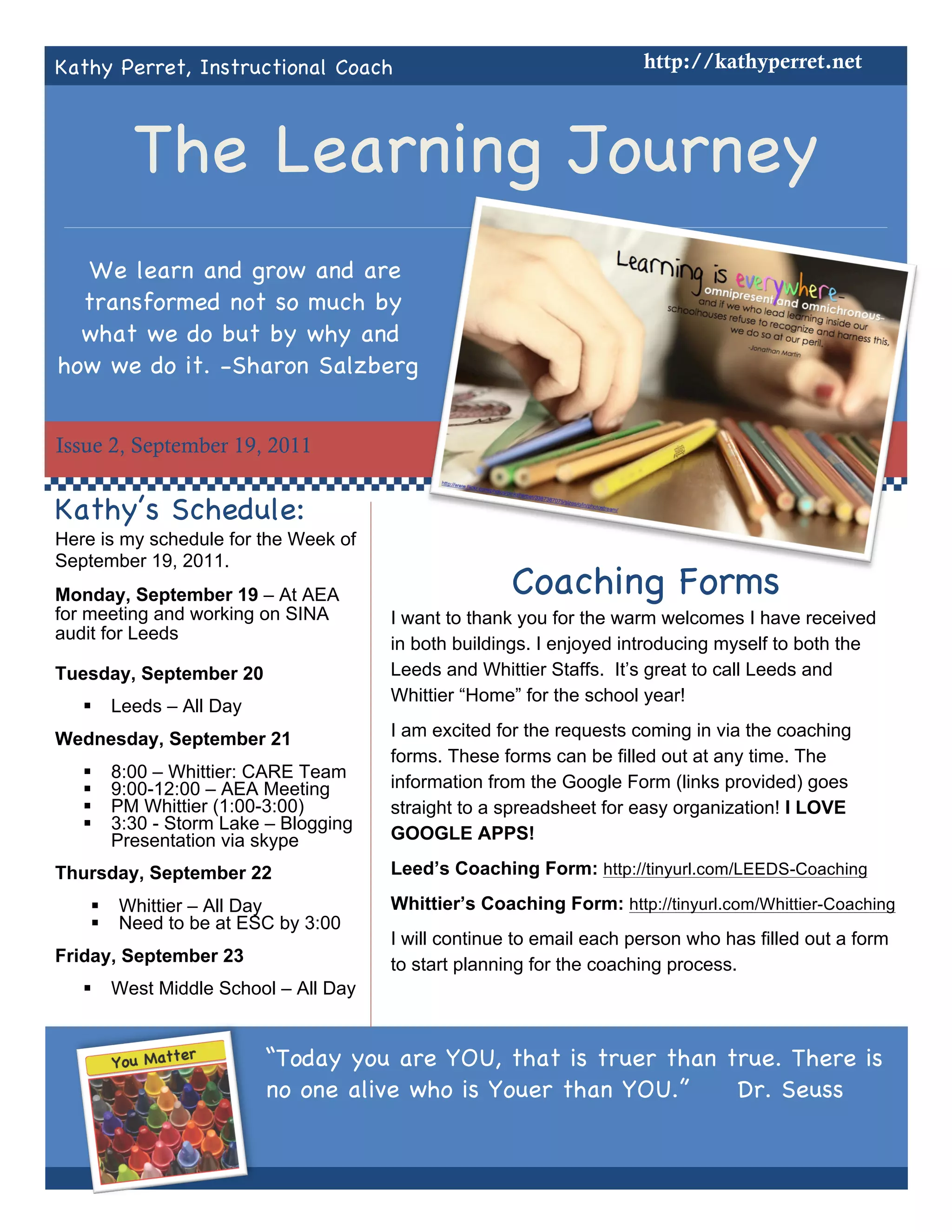 The learning journey issue 2, sept. 19, 2011 | PDF