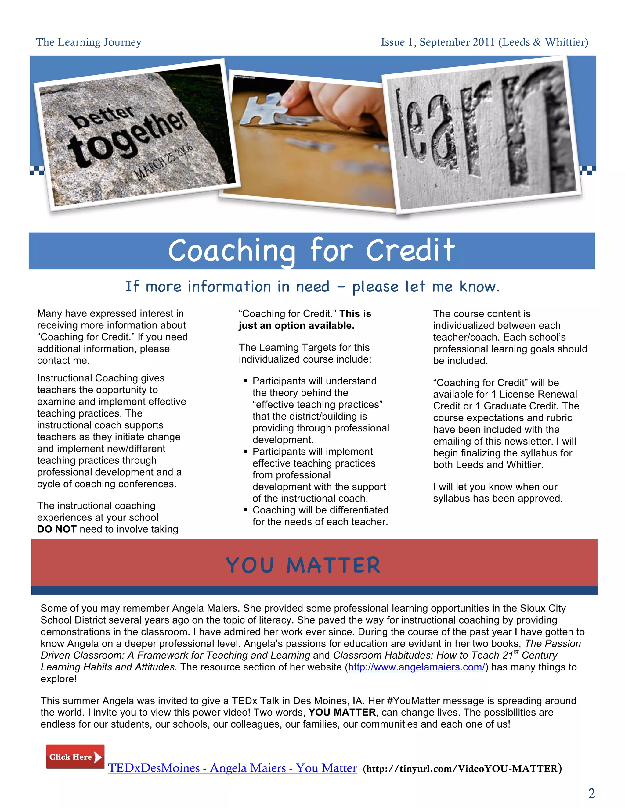 The learning journey issue 2, sept. 19, 2011 | PDF