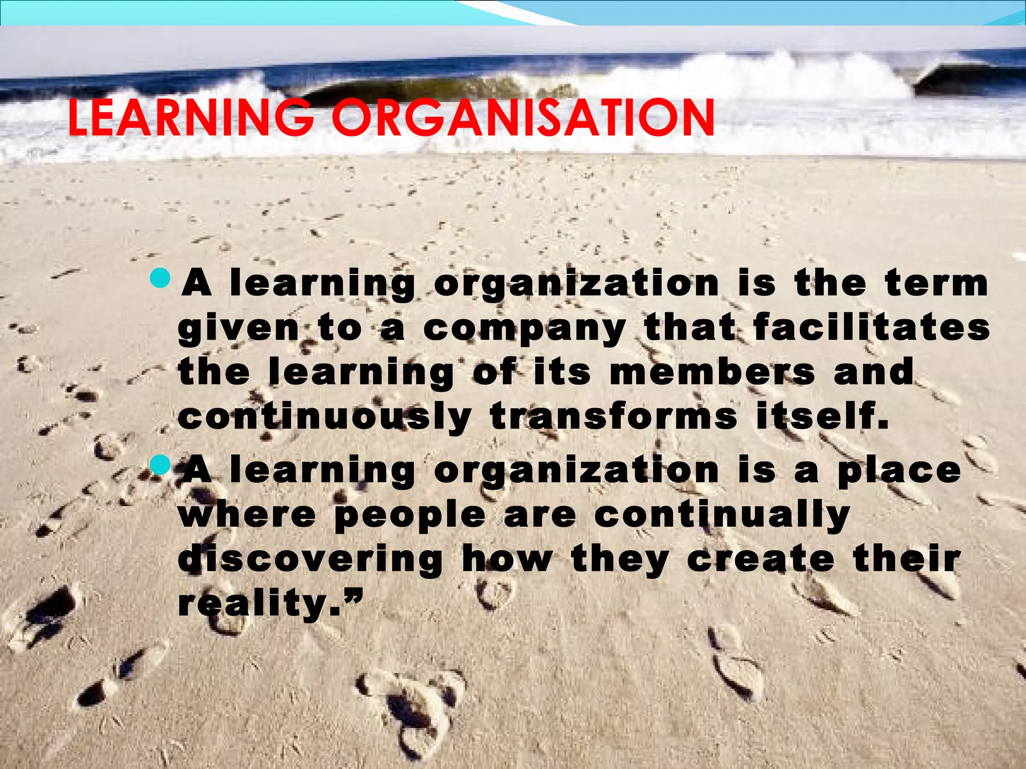 The learning organization presentation | PPT | Business | Business and ...