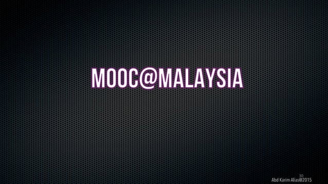 The Learning Perspective With MOOC | PPT