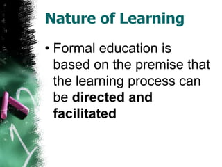 The learning process | PPTX | Education