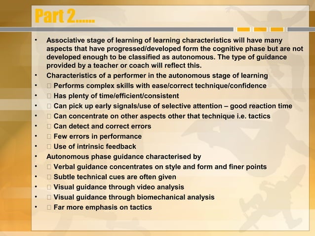 The learning process | PPT