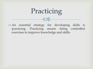 The learning process | PPTX