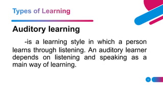 The learning process | PPTX