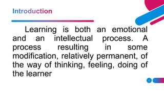 The learning process | PPT