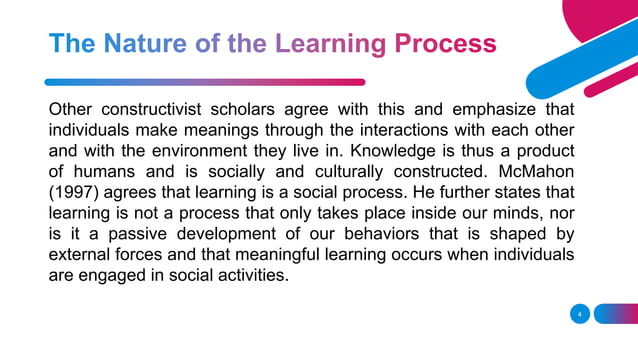 The learning process | PPT