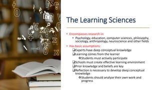 The learning sciences and constructivism | PPT