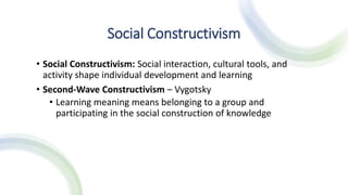 The learning sciences and constructivism | PPT