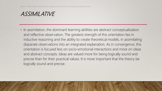 The learning style inventory | PPTX