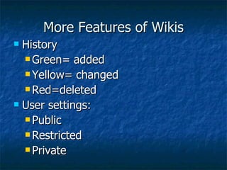Learning With Wikis | PPT