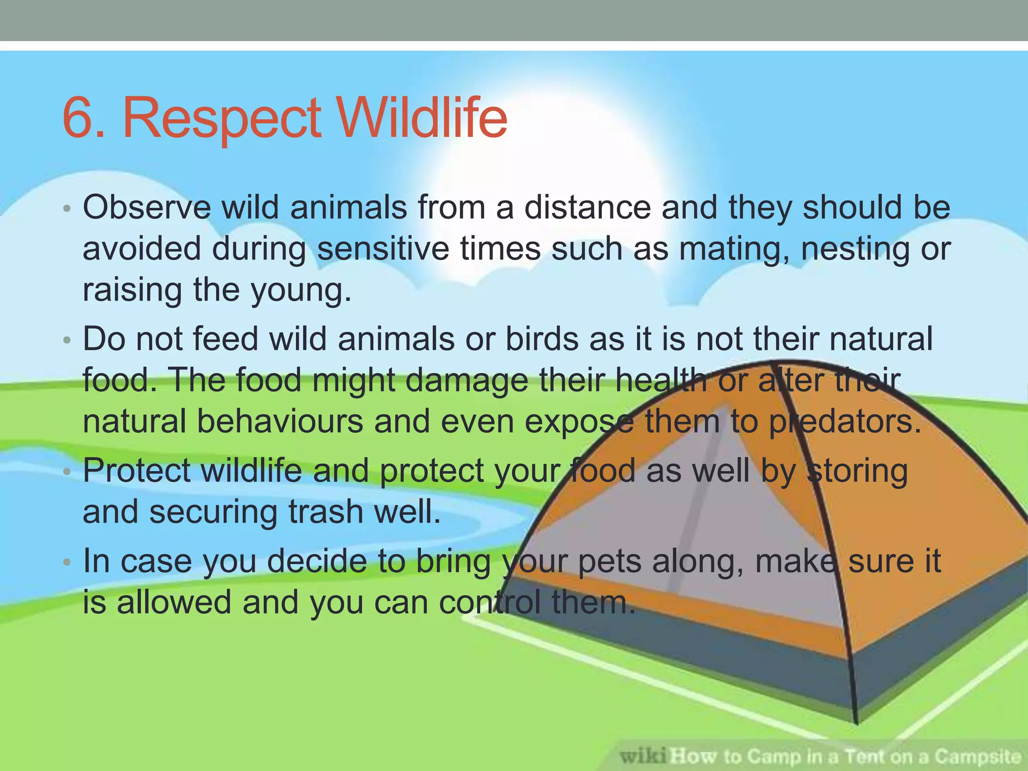 The leave no trace seven principles | PPTX