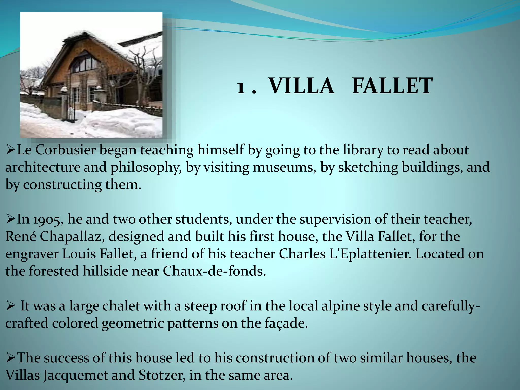 The le corbusier | PPTX