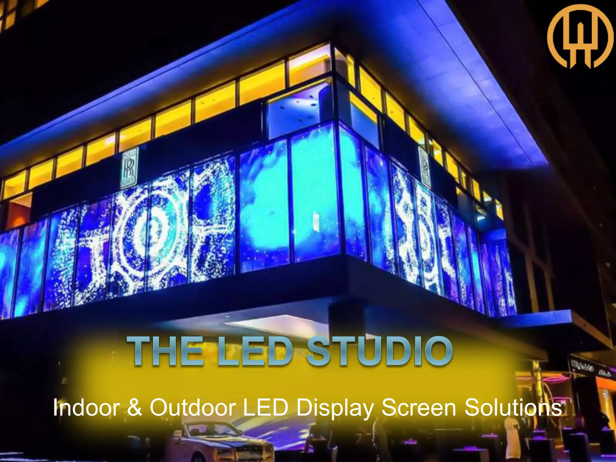 Indoor & Outdoor LED Display Screen Solution- The LED Studio | PPTX