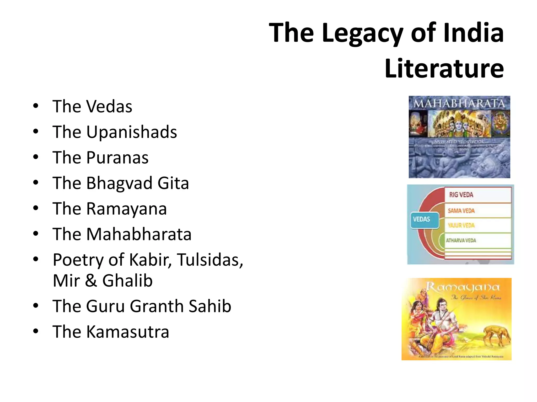 The legacy of india | PPTX
