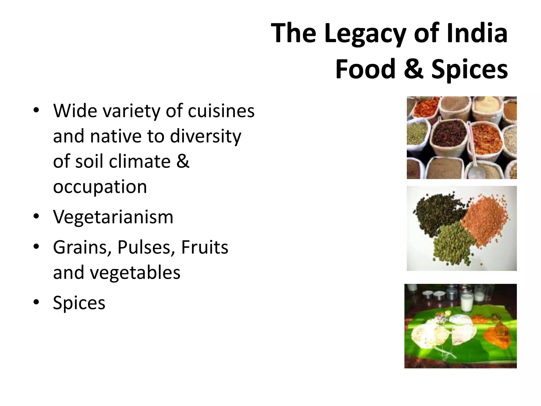 The legacy of india | PPTX