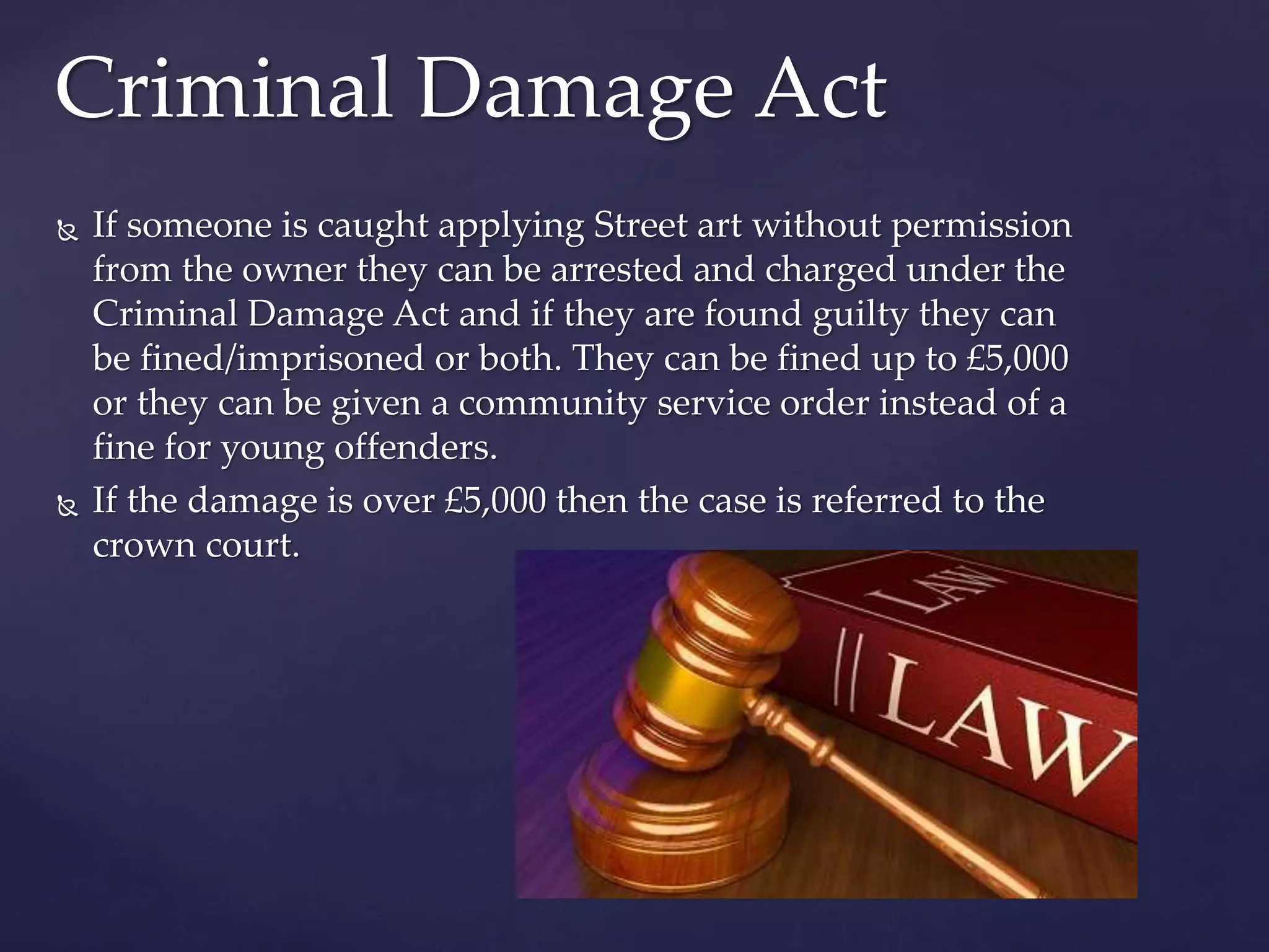 The legality of street art | PPTX