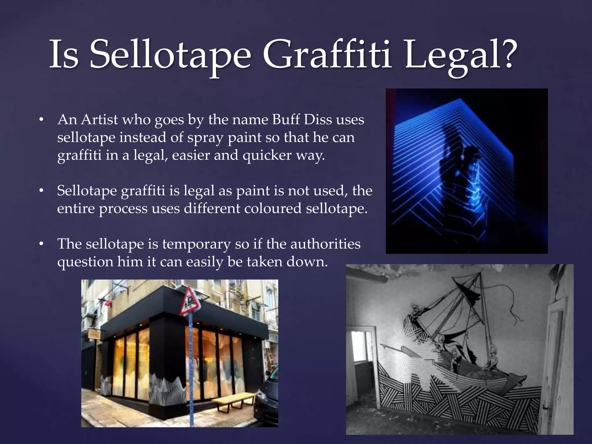 The legality of street art | PPTX