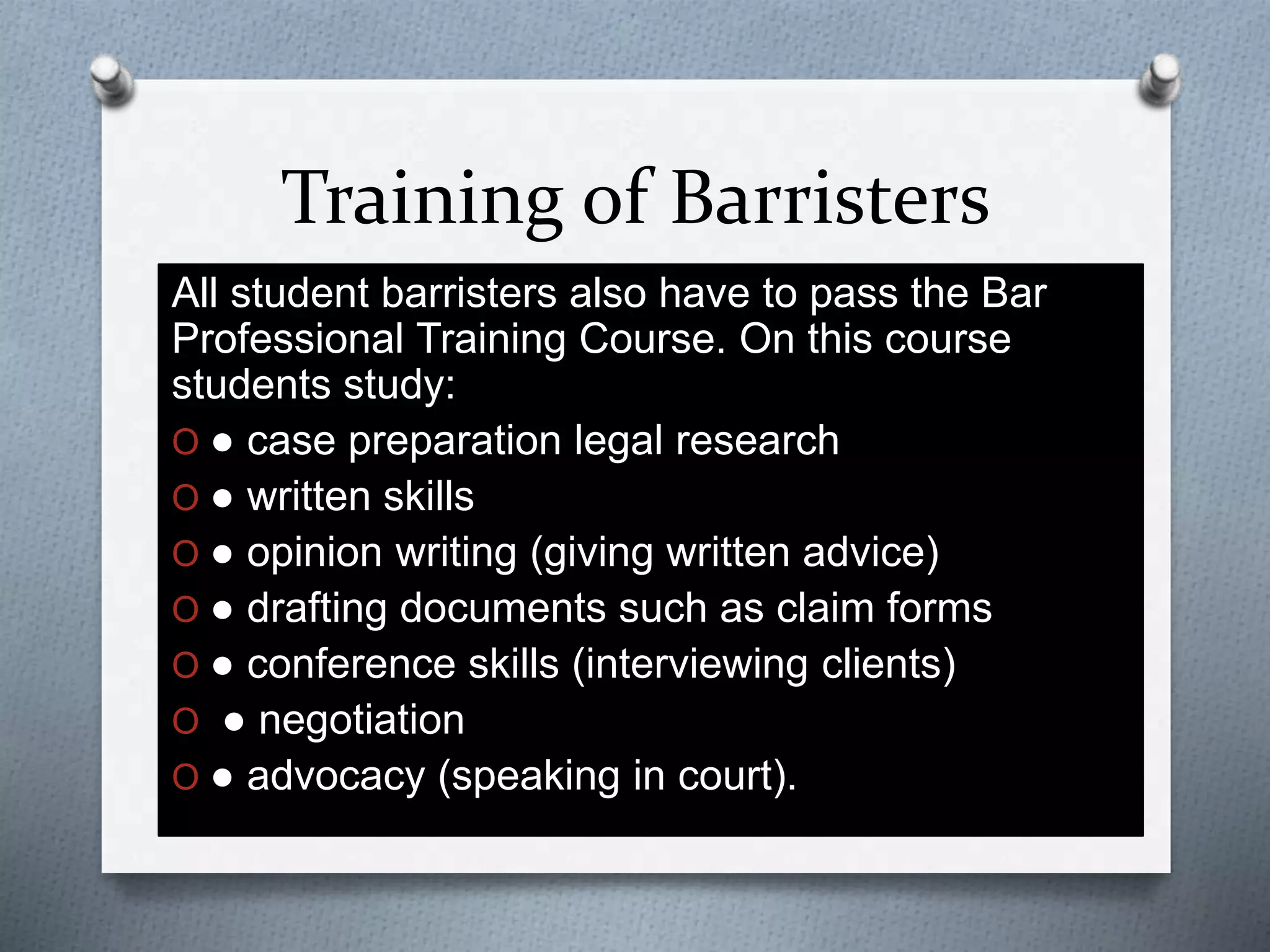 The legal profession.ppt