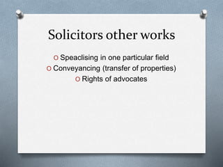 The legal profession.ppt