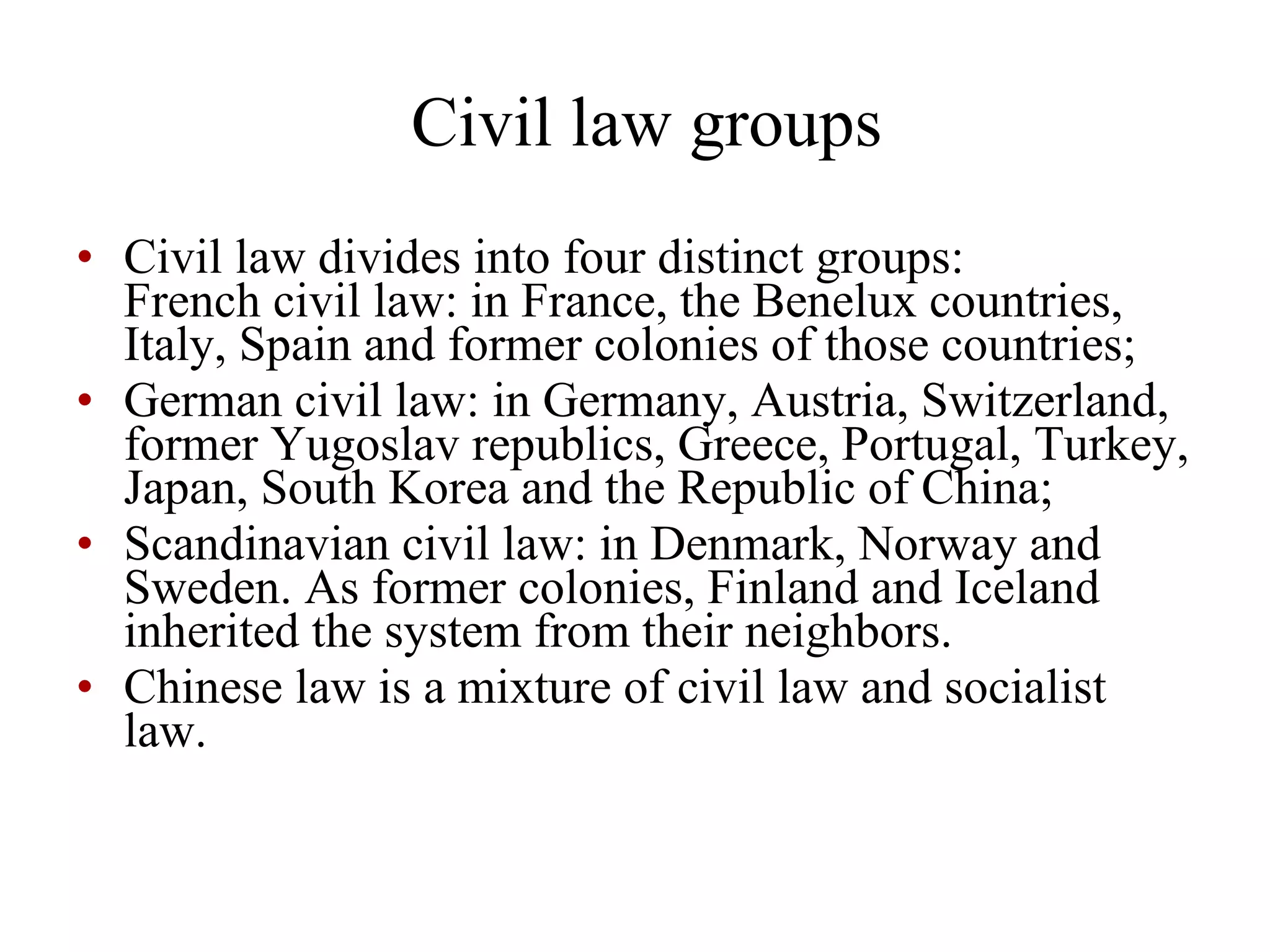 The Legal Systems Of The World | PPT