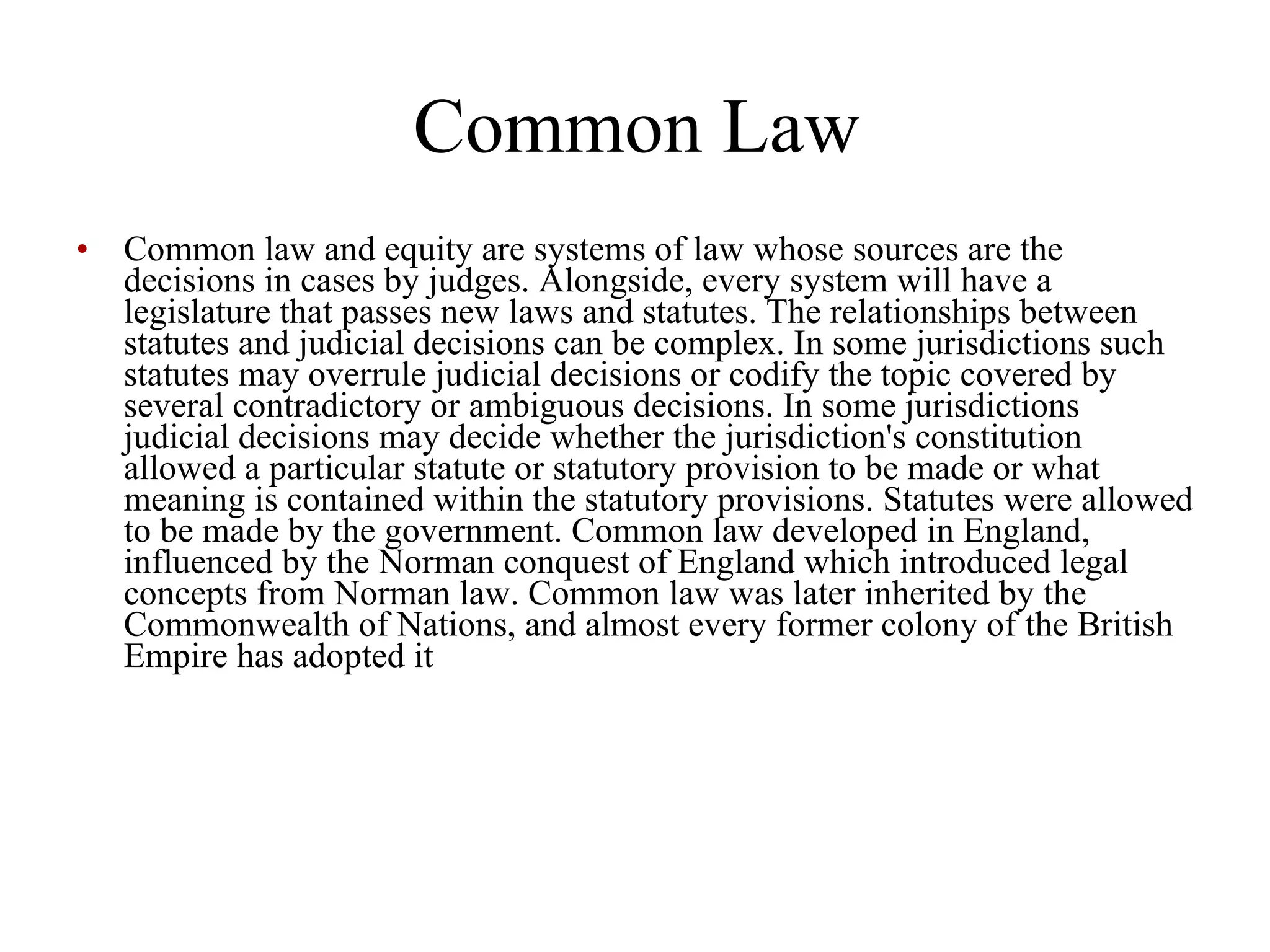 The Legal Systems Of The World | PPT