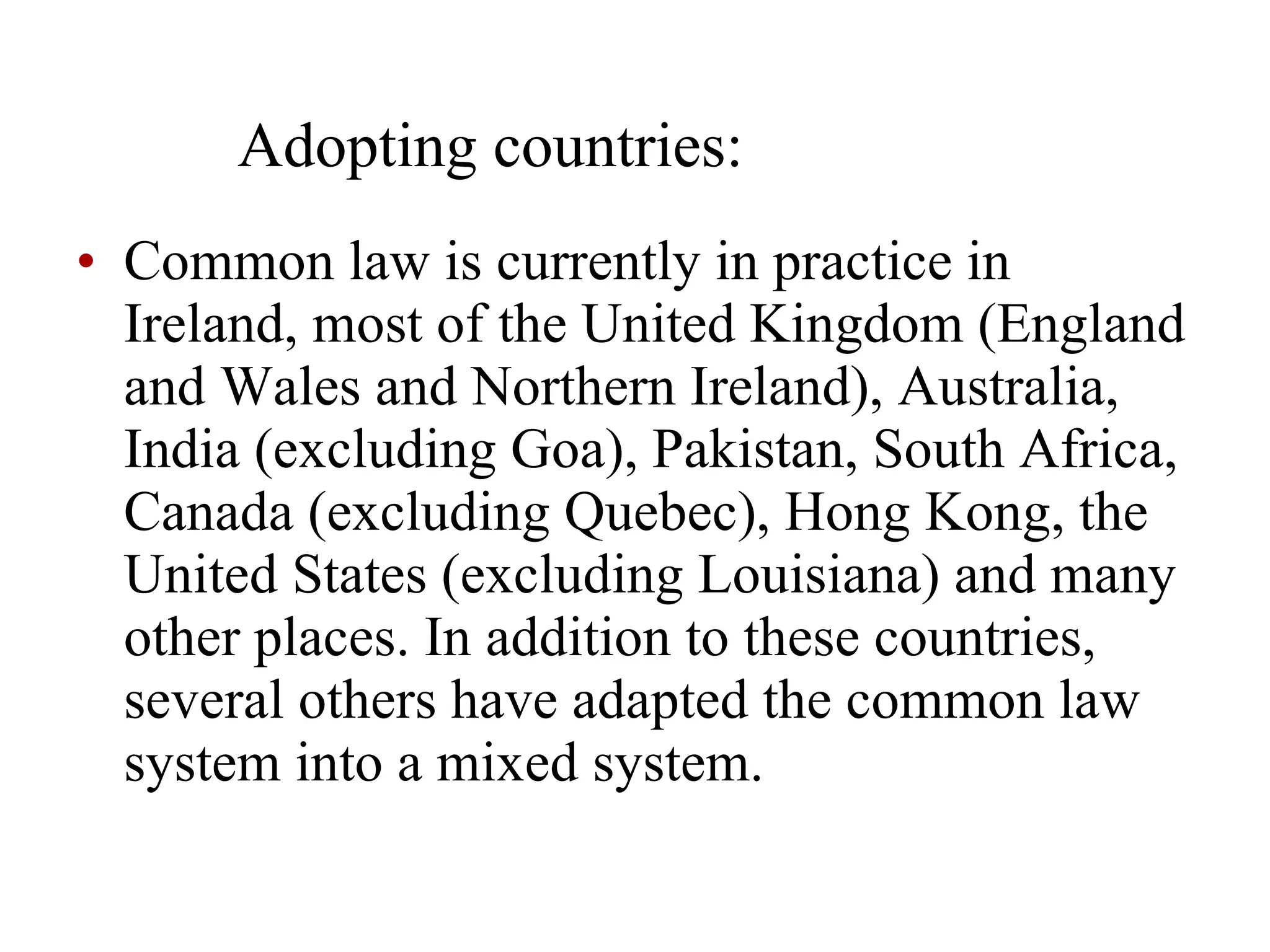 The Legal Systems Of The World | PPT