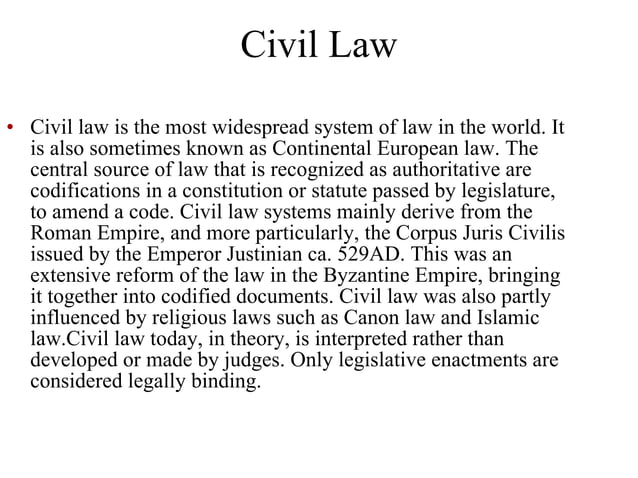The Legal Systems Of The World | PPT