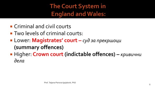 The Legal System UK.ppt