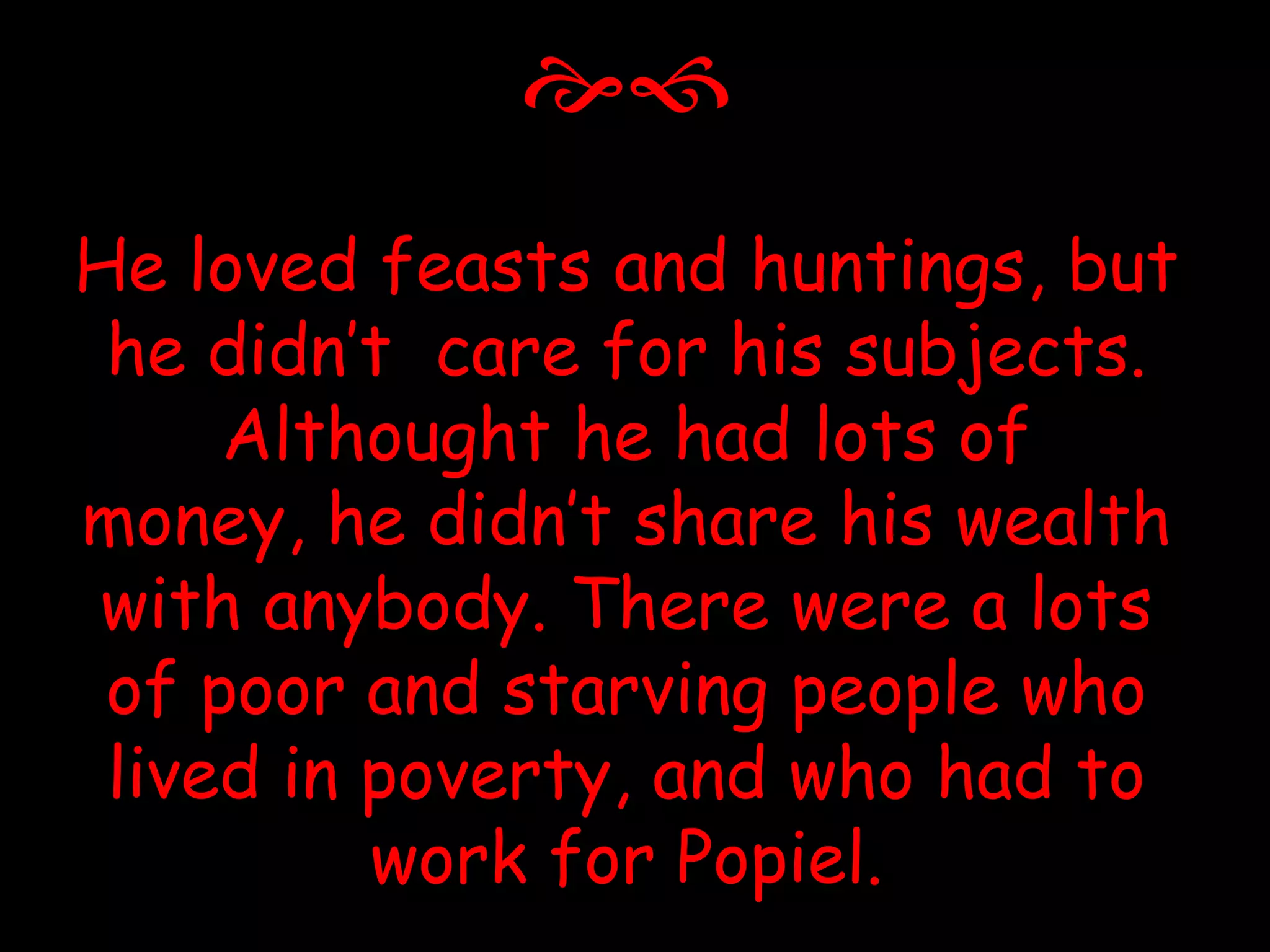 The legend about Popiel | PPTX