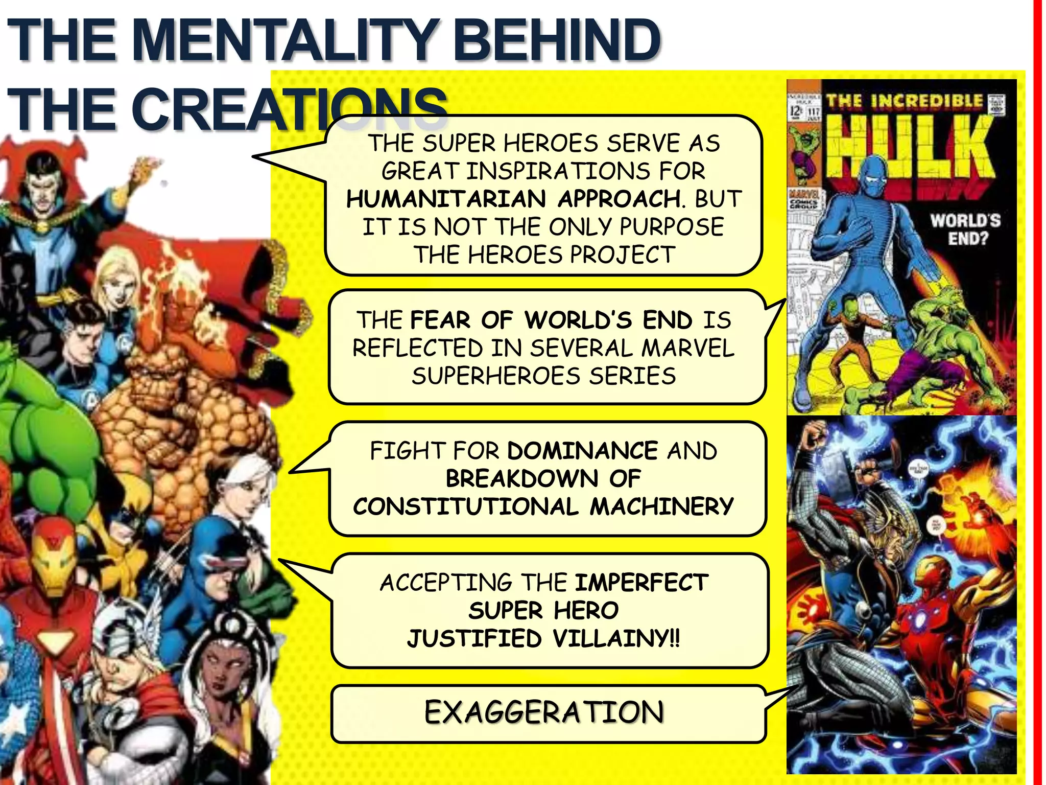 Marvel: in comic culture | PPTX
