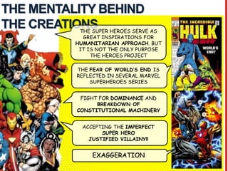Marvel: in comic culture | PPTX